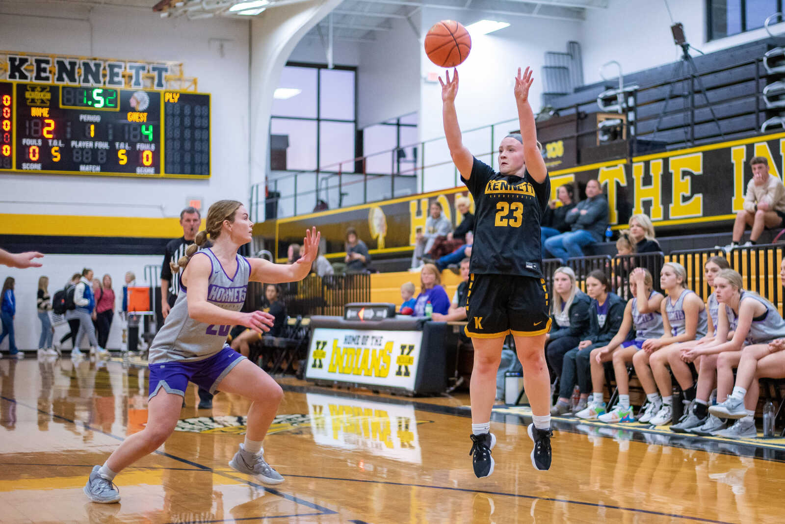 Lady Indians sweep Kennett girls basketball jamboree