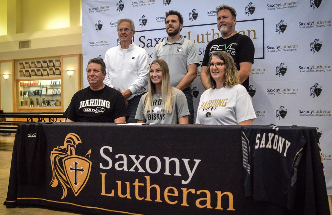 Saxony Lutheran pole vaulter Casey Call signs NLI with Harding Univers...