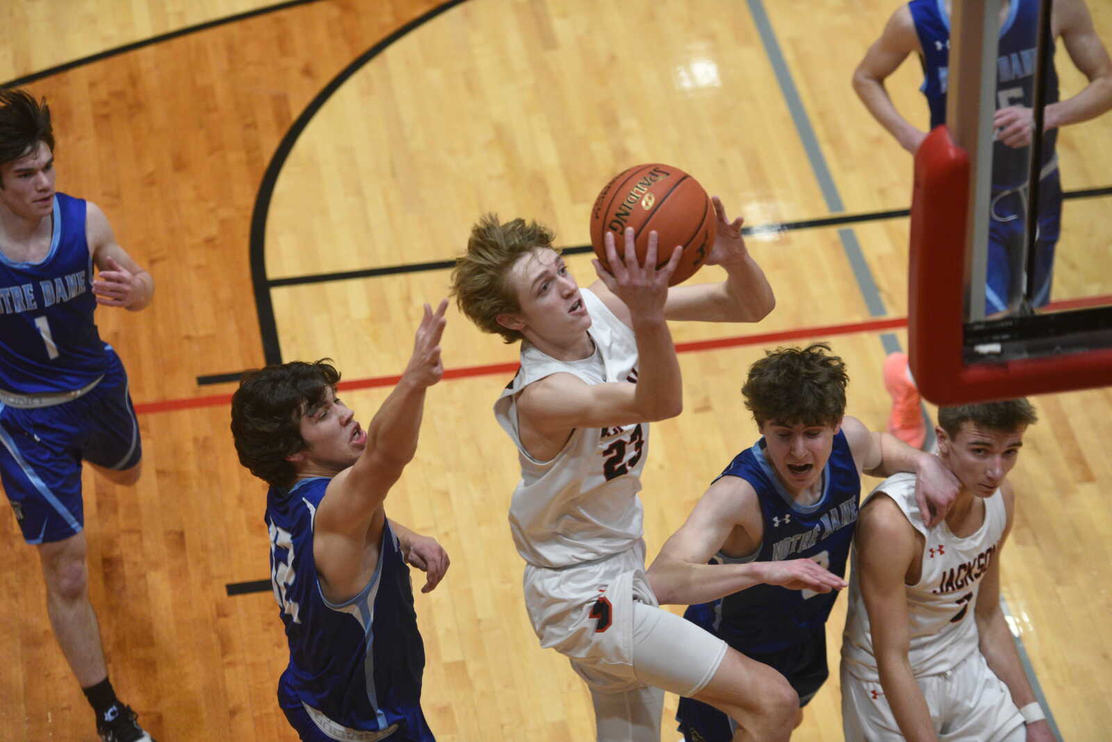 Blayne Harris impacting Jackson both offensively and defensively