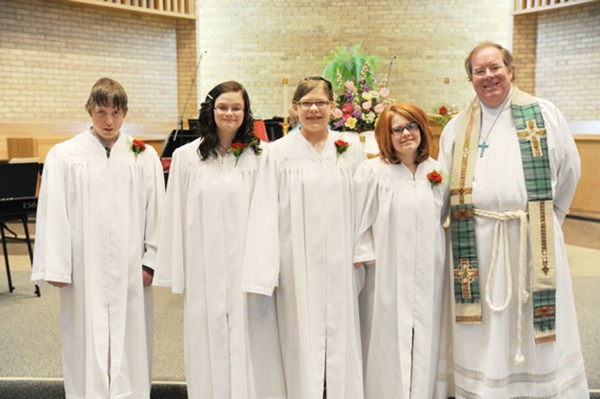 Confirmation at United Methodist Church