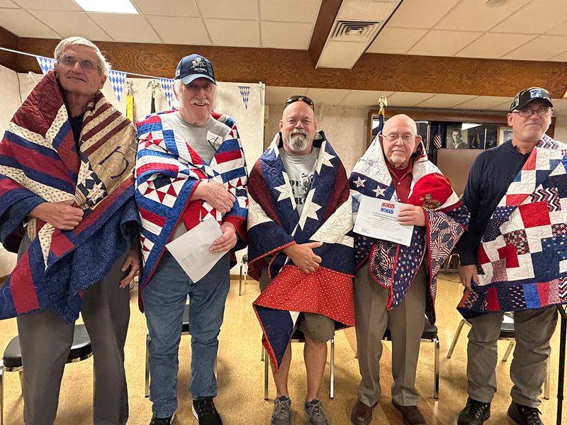 Quilts of Valor presented to vets