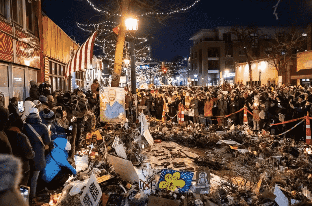 Hundreds gather to honor Alex Pretti at Minneapolis vigil