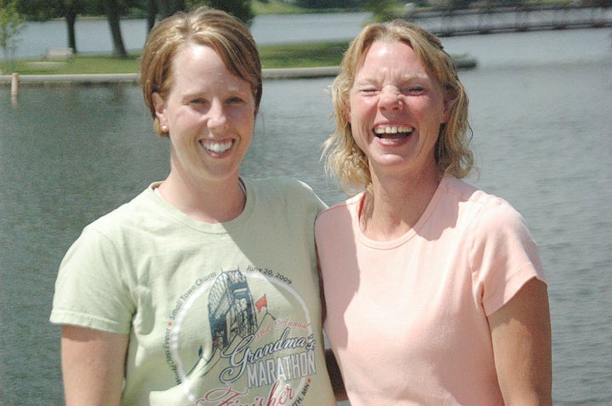 The biggest hurdle: Tammy Willis and Kristy Ferris