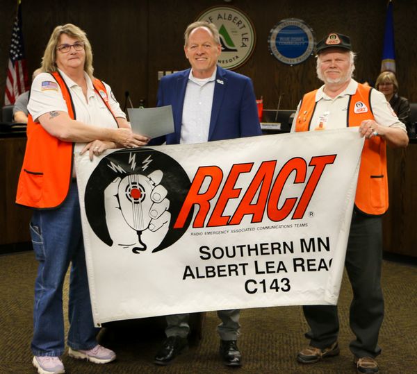 Mayor declares May as REACT Month