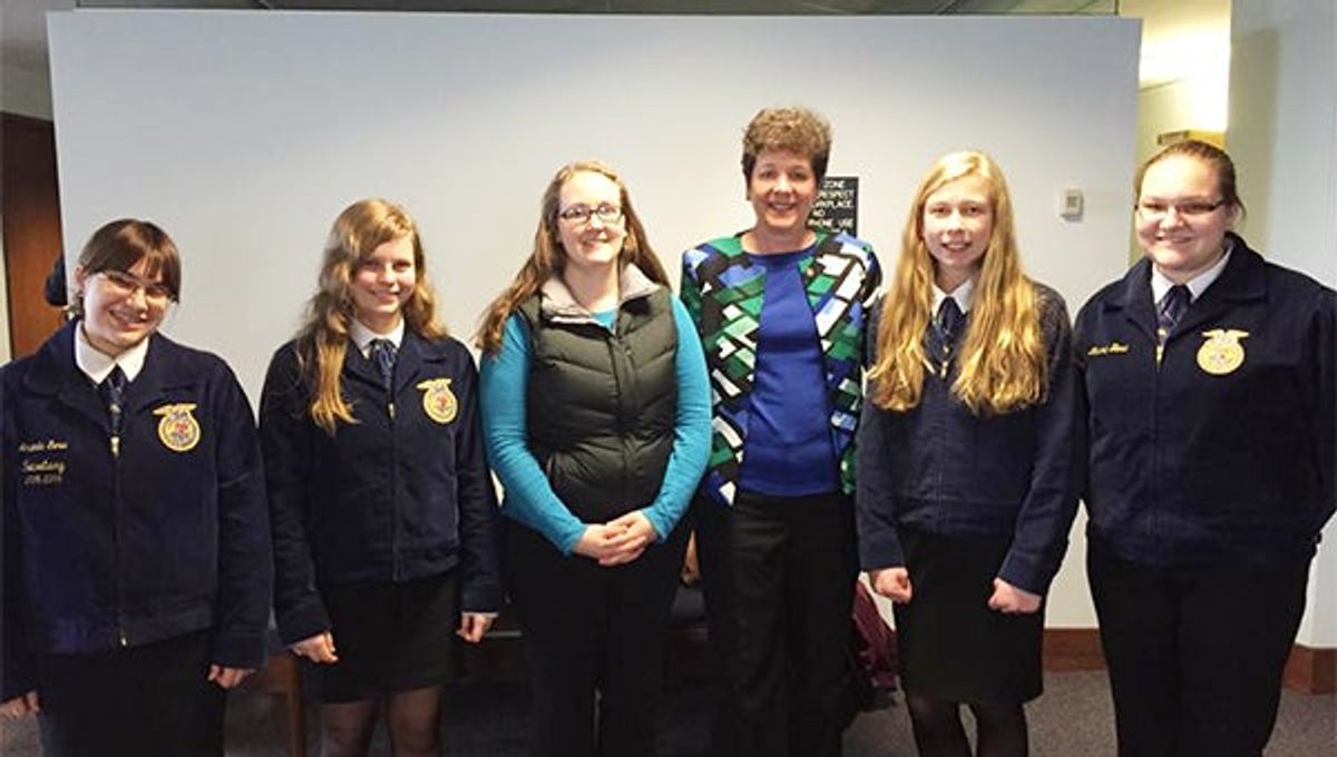 FFA students visit the Capitol