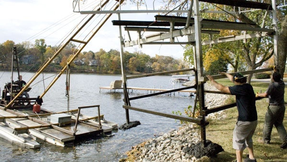 Getting the docks out