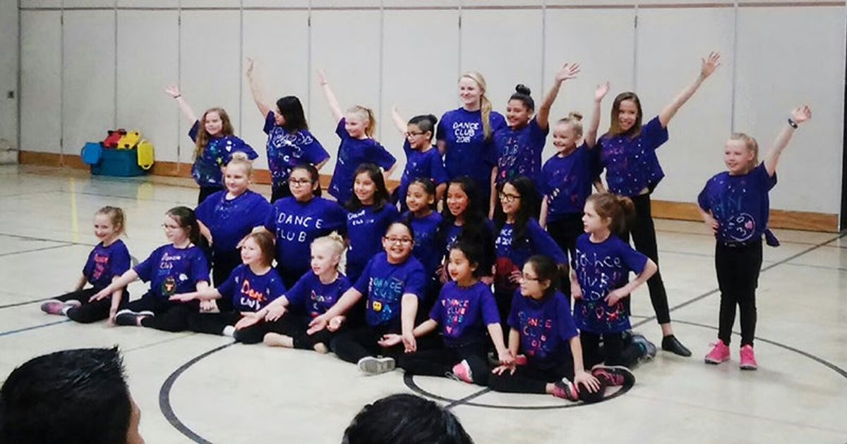 Elementary dance team performs recital