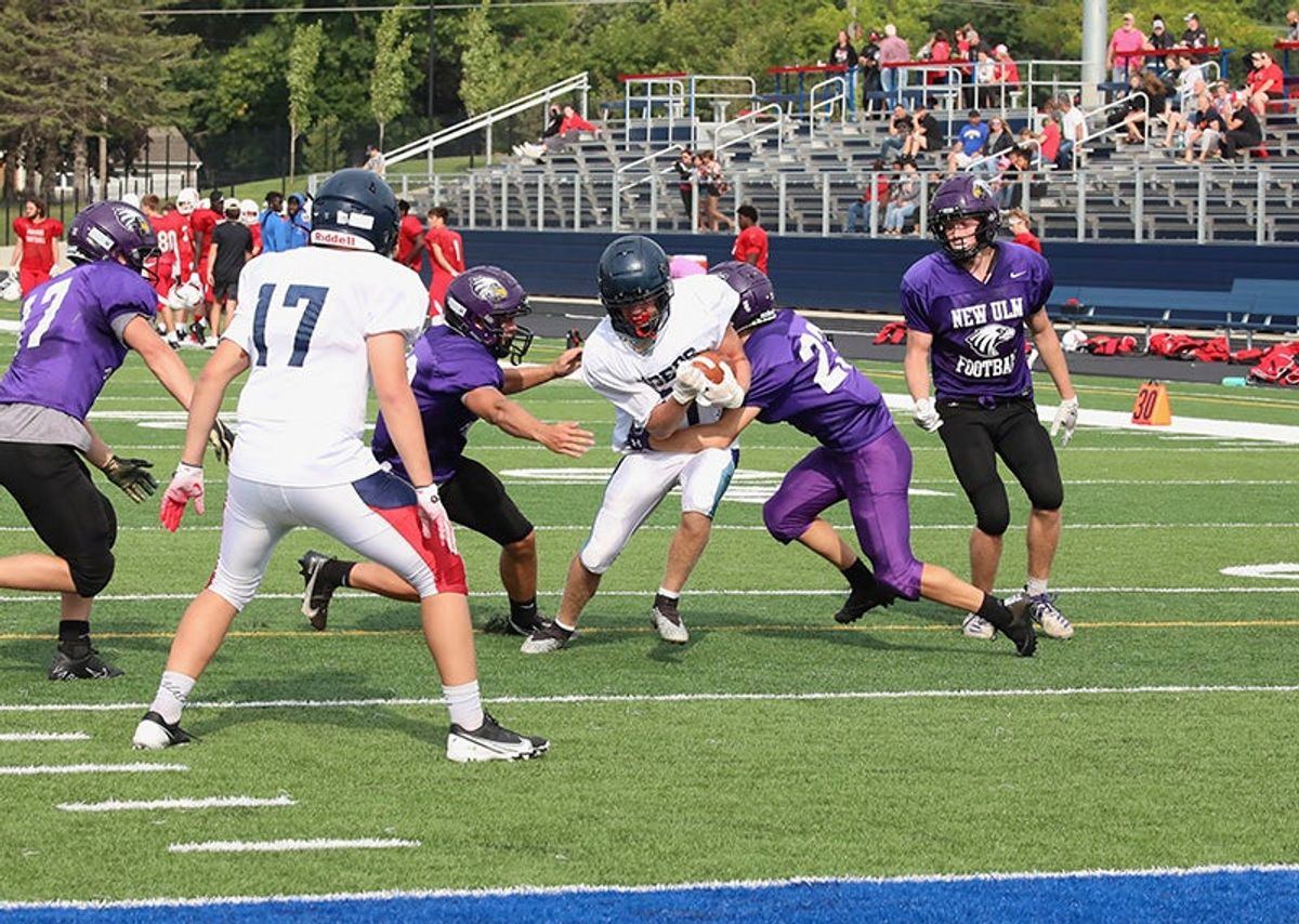 Area teams face off in Scrimmage Jamboree at Jim Gustafson Field