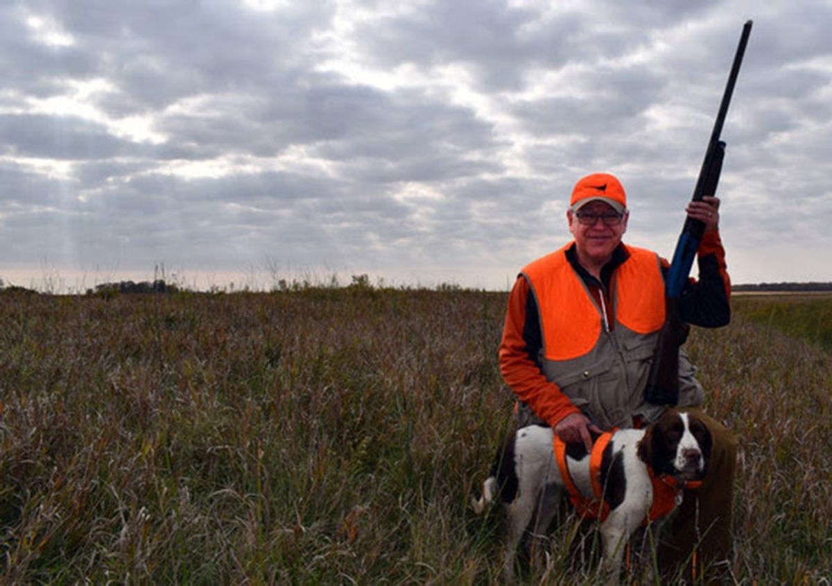 Gov. Tim Walz goes pheasant hunting on opening weekend
