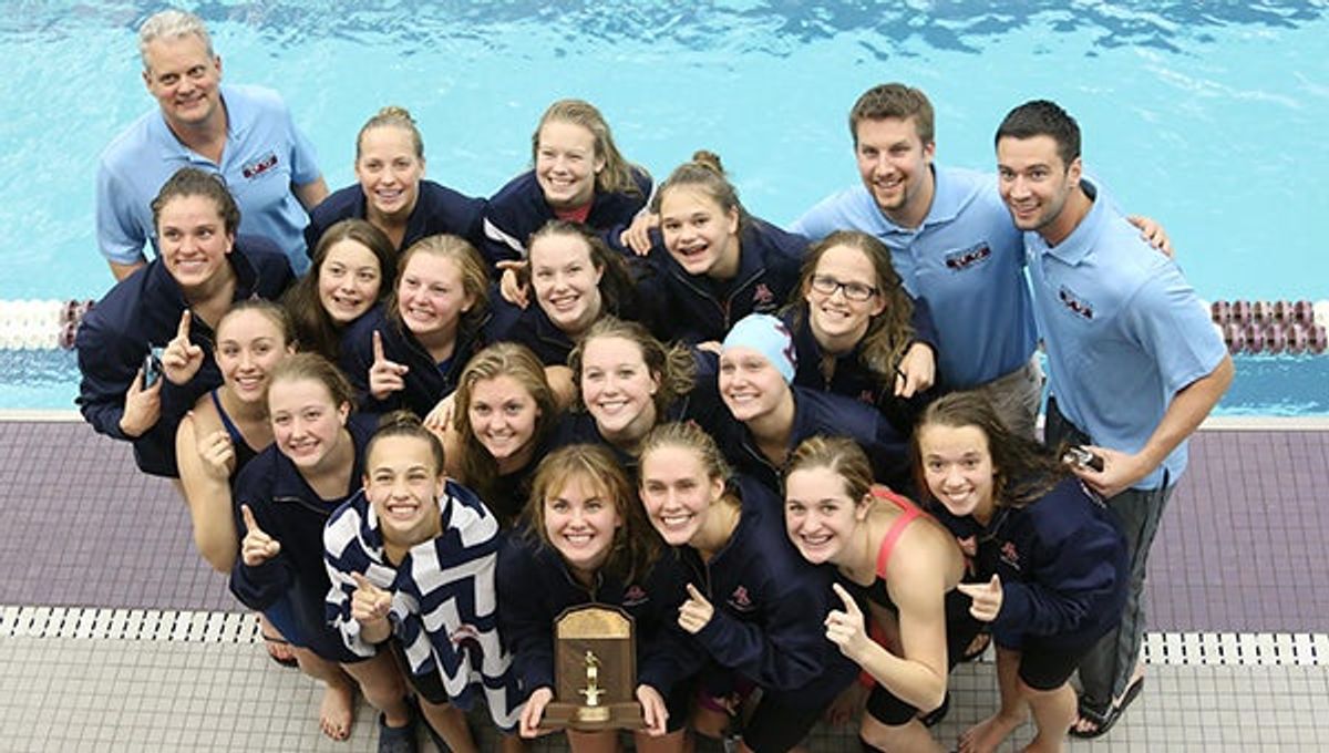 Albert Lea girls' swim team wins Big Nine Conference title