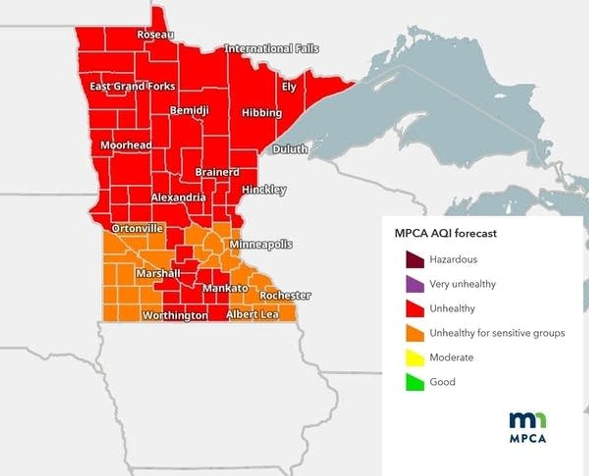 Minnesota faces longest air quality alert in state history w...