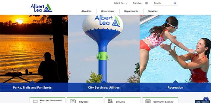 City of Albert Lea launches new website