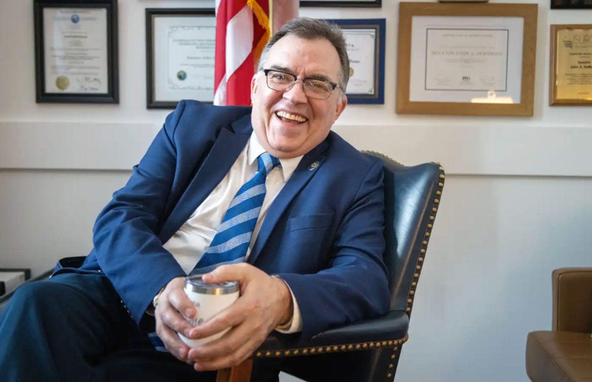 After being shot, Sen. Hoffman opens up about healing proces...