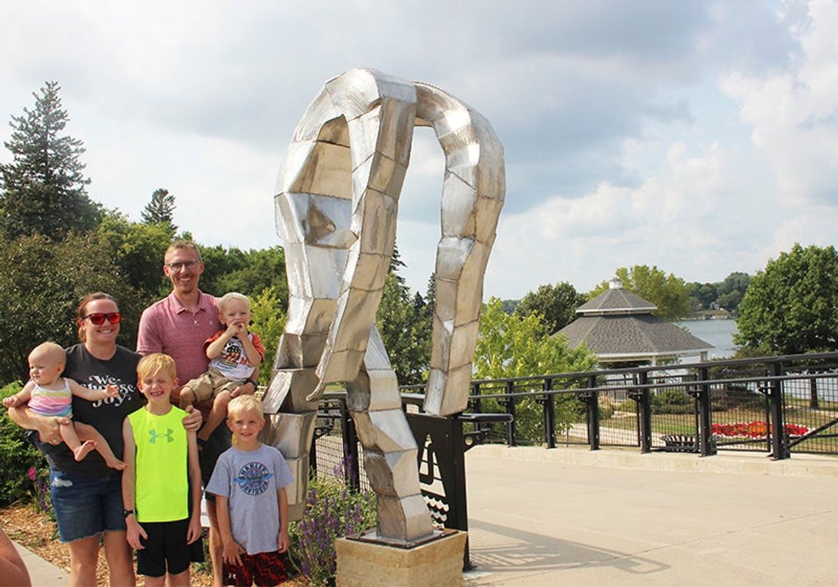 First sculpture of Art Walk Albert Lea unveiled
