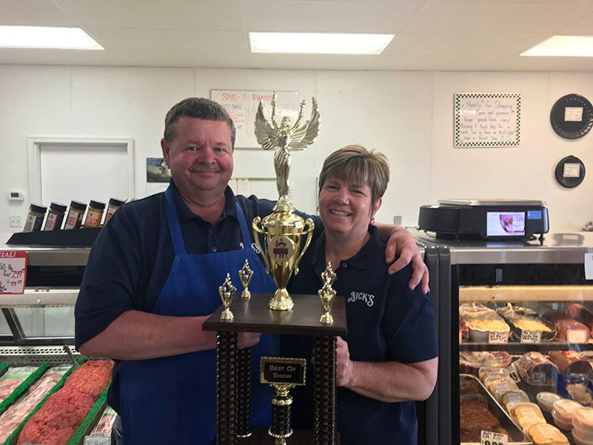 Nick's Meats recognized at state convention