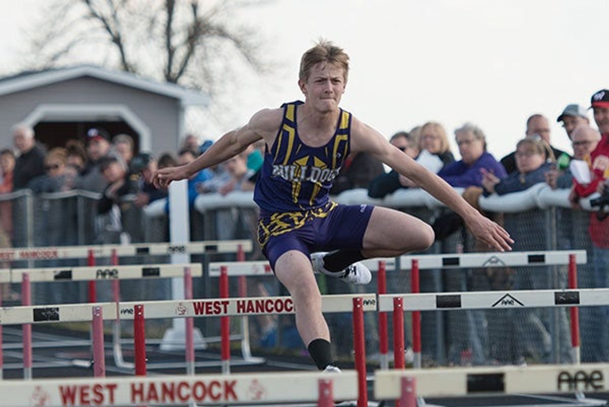 Bulldogs compete on the track