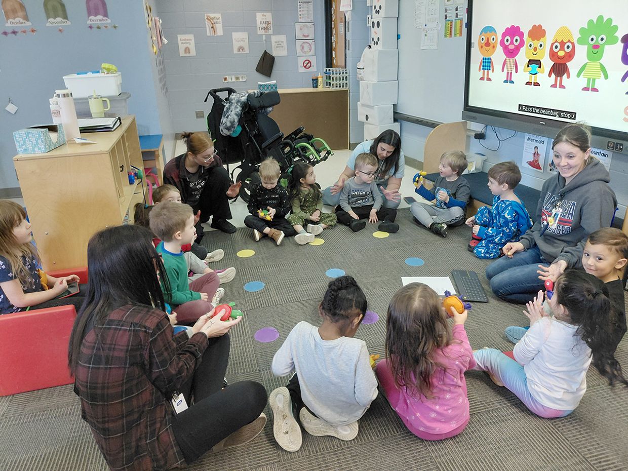 Star Class: Learning with bean bags