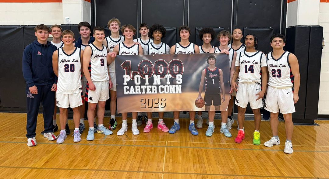 Albert Lea player reaches 1,000 career points in big win over Winona