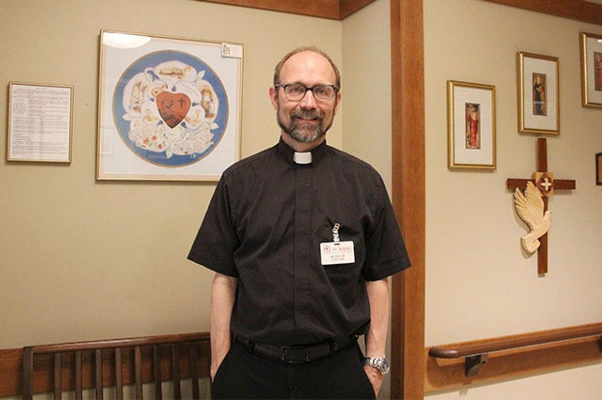St. John's Lutheran Community welcomes new chaplain with tie...