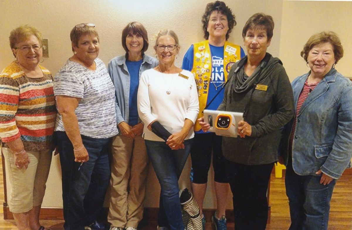 Lions members provide early vision screenings