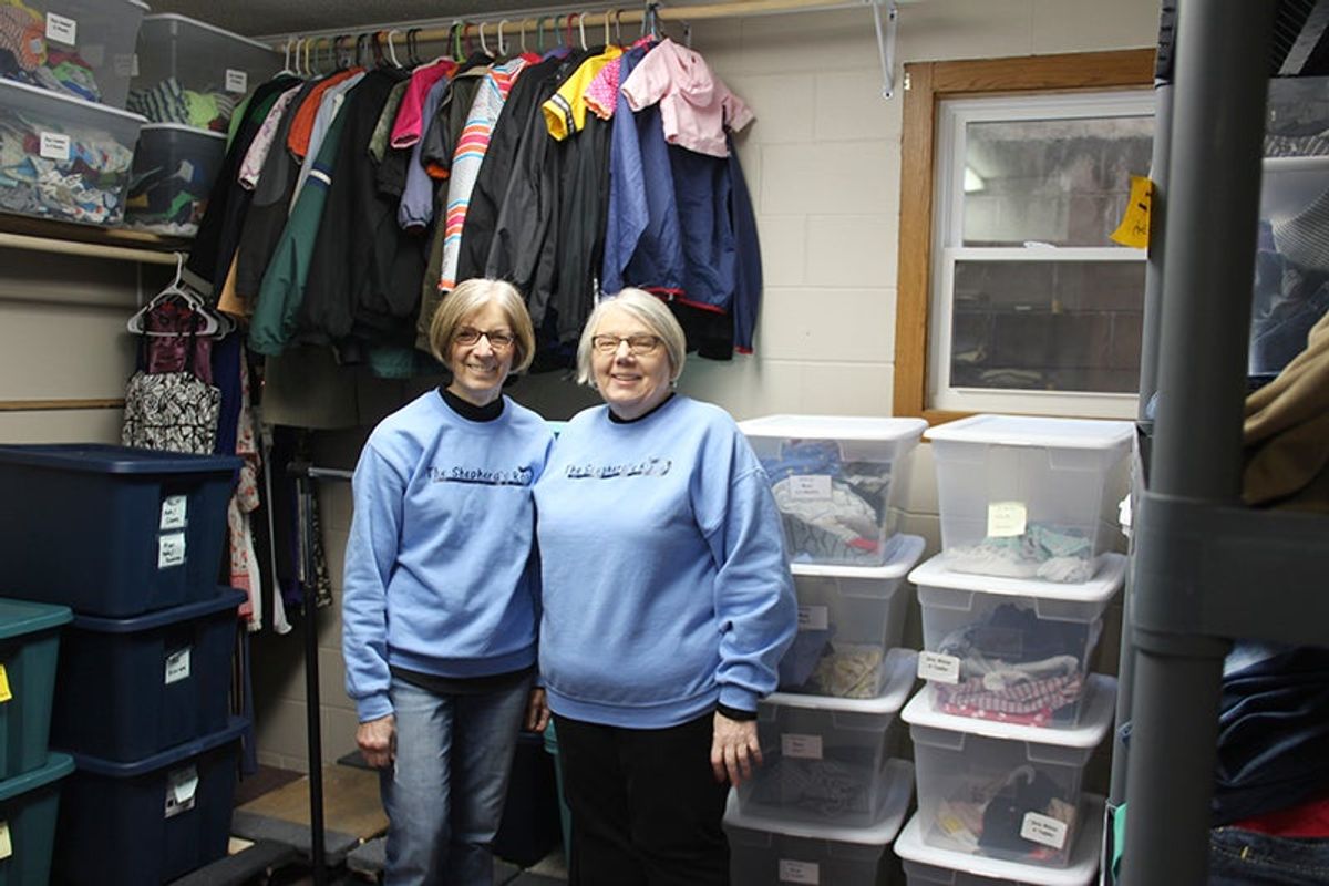 Church offers clothes, care items and a connection to those ...