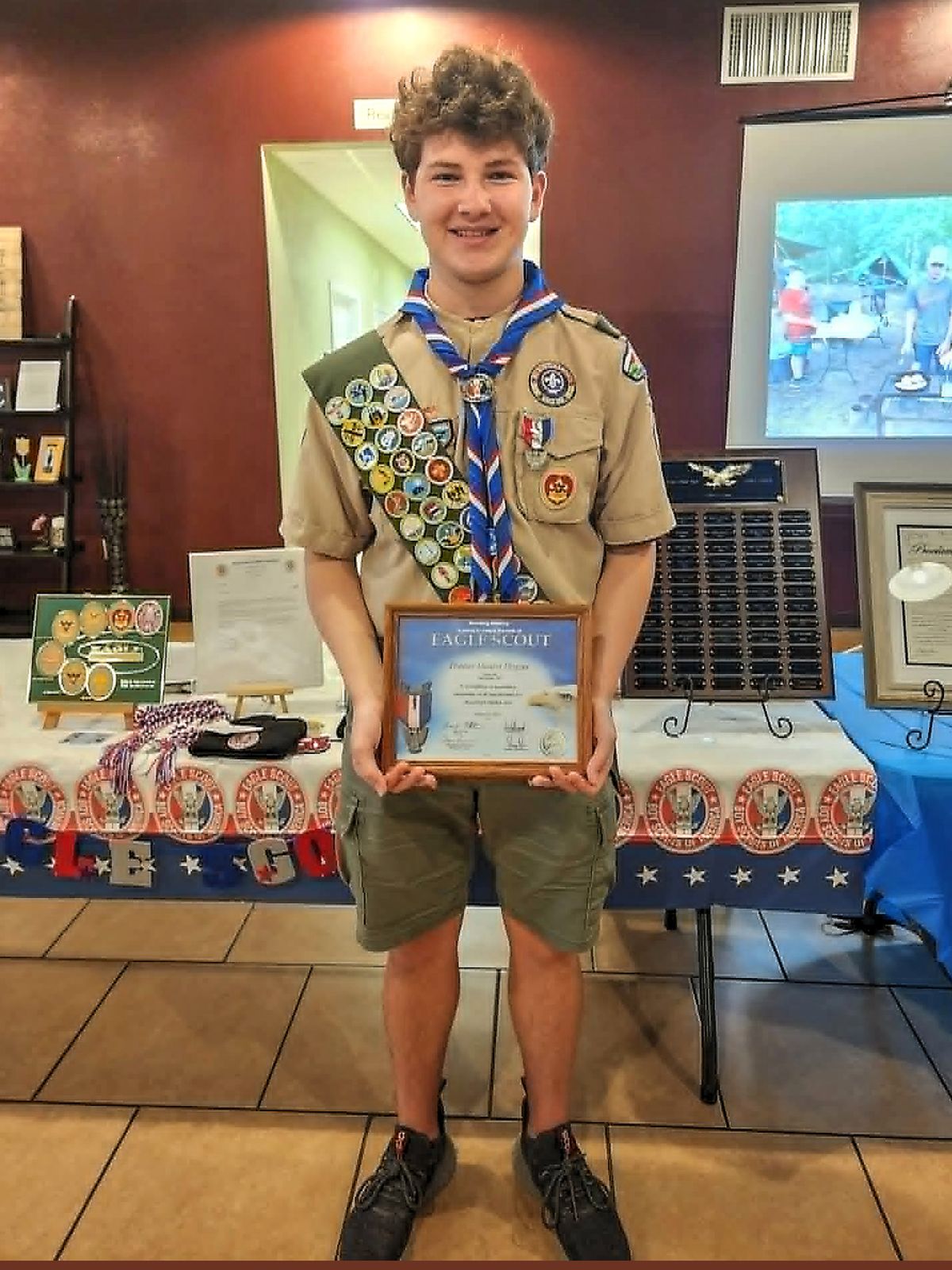 Hunter Hogan Earns Eagle Scout Rank After Years of Dedicatio...