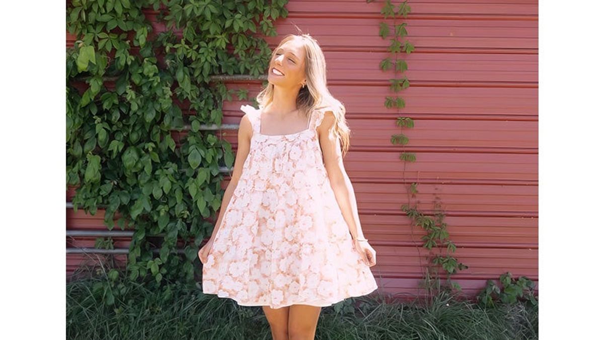 Brandy Phillips walks off as Beulah High School's valedictor...