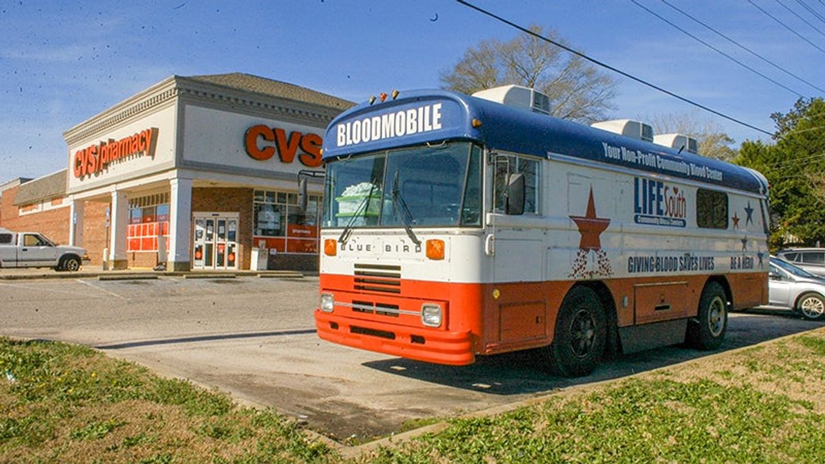 Blood mobile to visit the area