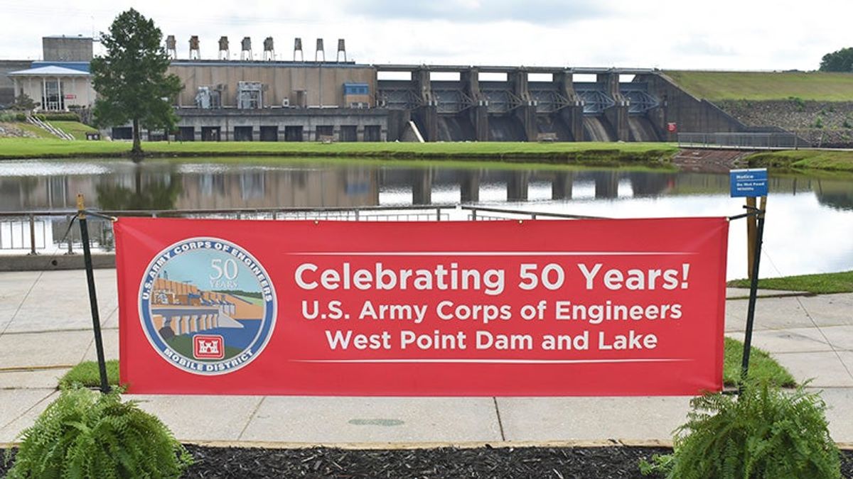 West Point Dam celebrates 50 year milestone