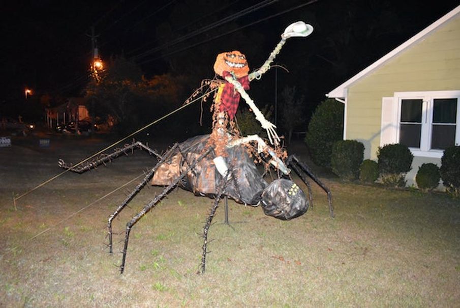 Locals outdo themselves with Halloween decorations