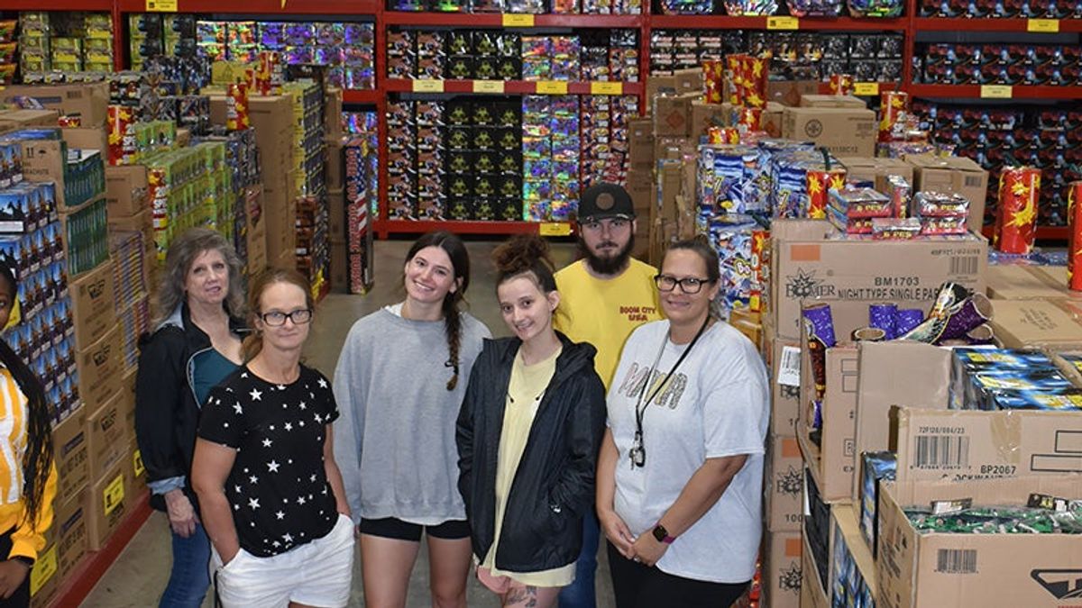 Boom City booming: Fireworks warehouse "packed full" of supp...