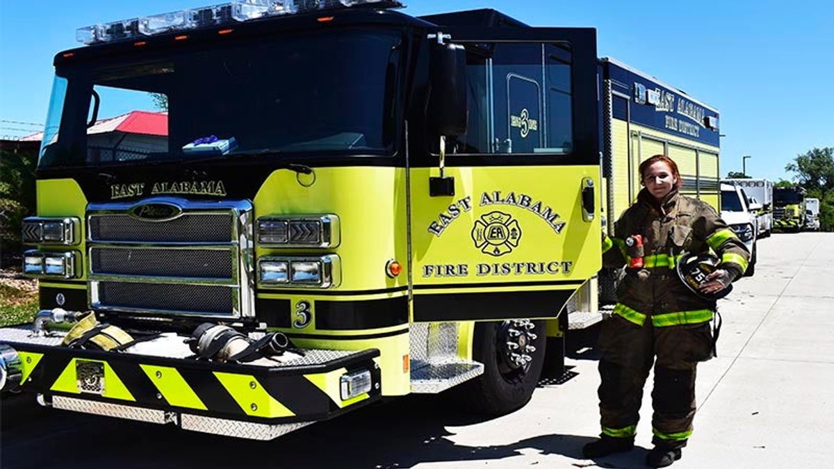 Meet East Alabama Fire District's first female firefighter