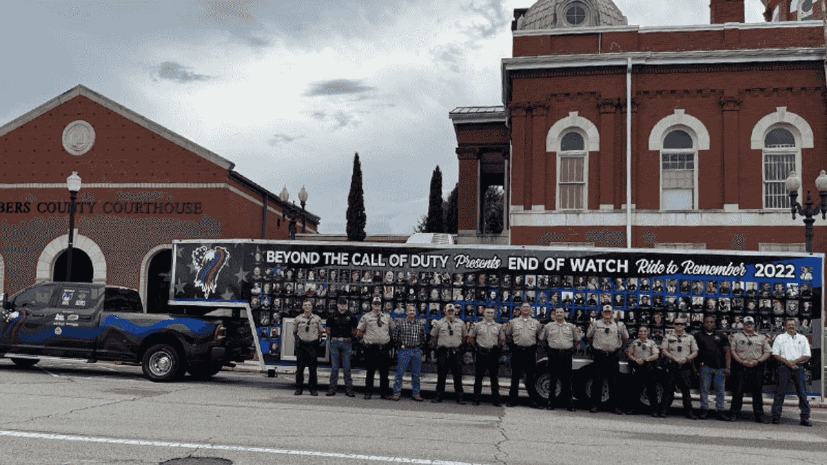 Chambers County Sheriff's Office welcomes rolling memorial,