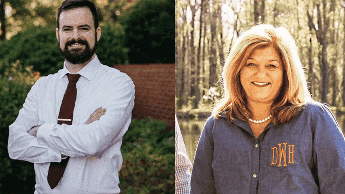 The race is on: Rep. Debbie Wood and Micah Messer discuss st...