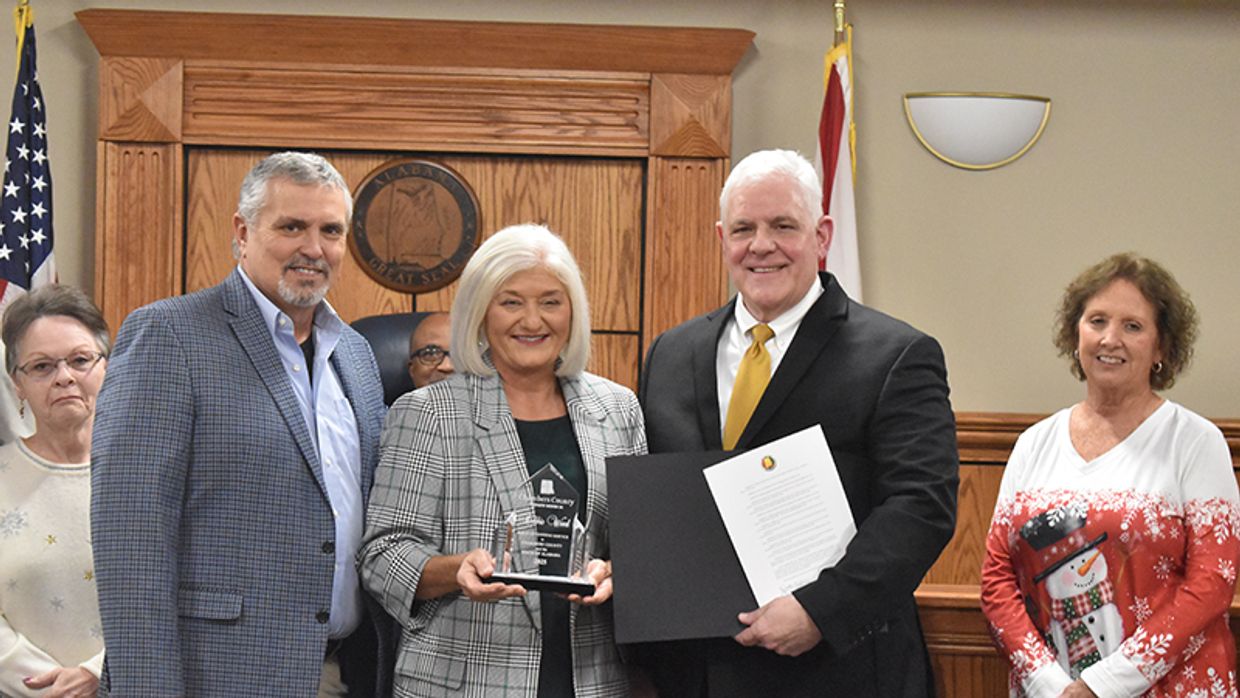 Commission addresses county safety concerns, recognizes Debbie Wood