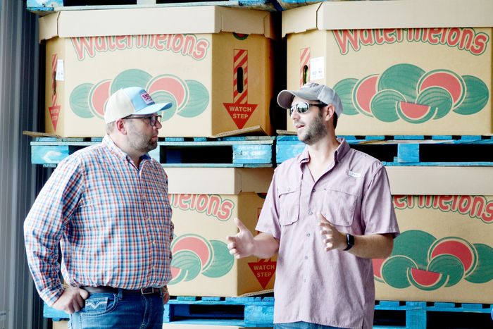 Congressman Smith makes tour stop at Blodgett melon farm