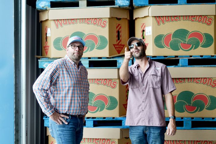Congressman Smith makes tour stop at Blodgett melon farm