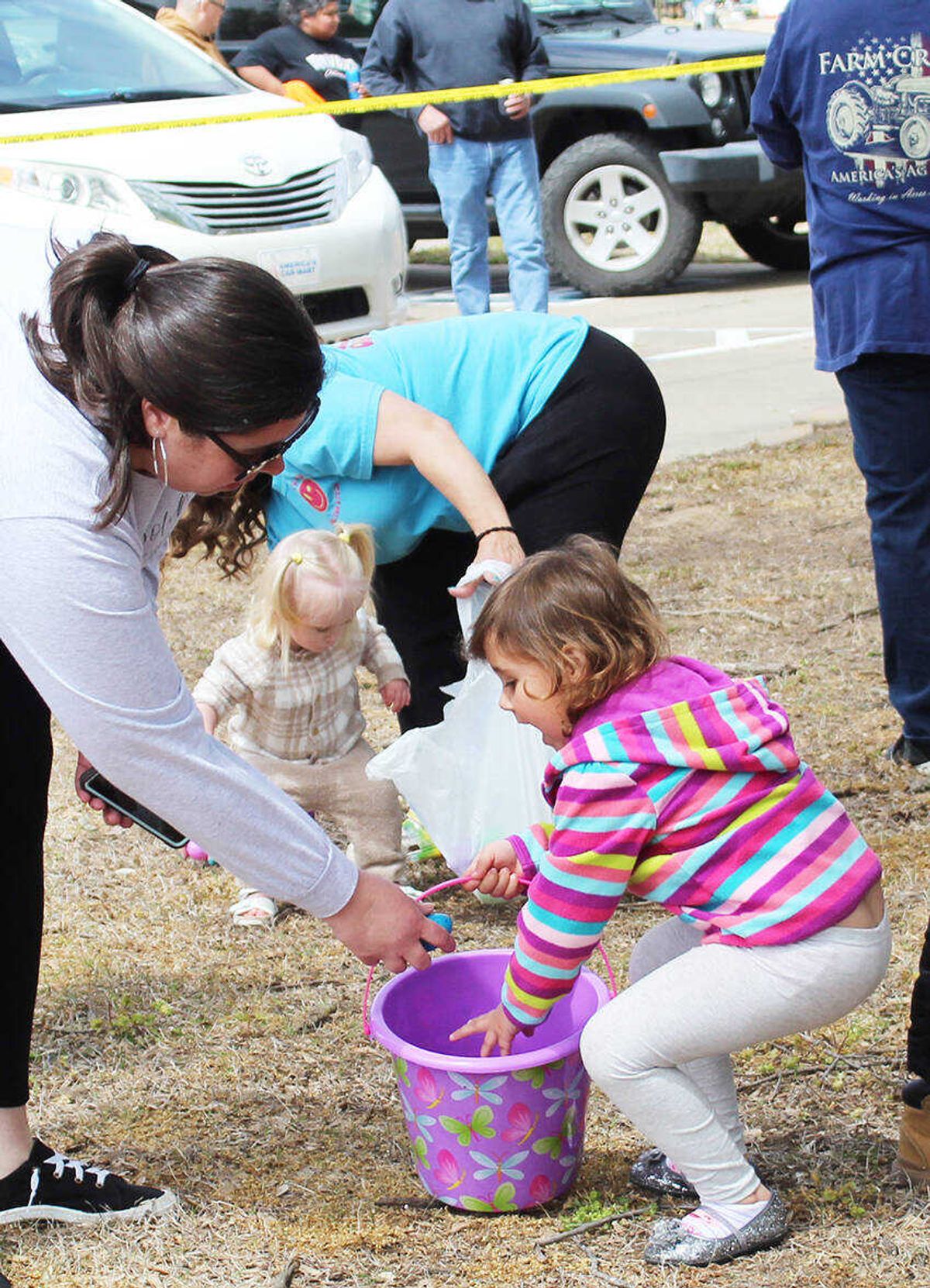 Caraway Easter Egg Hunt drew a large crowd