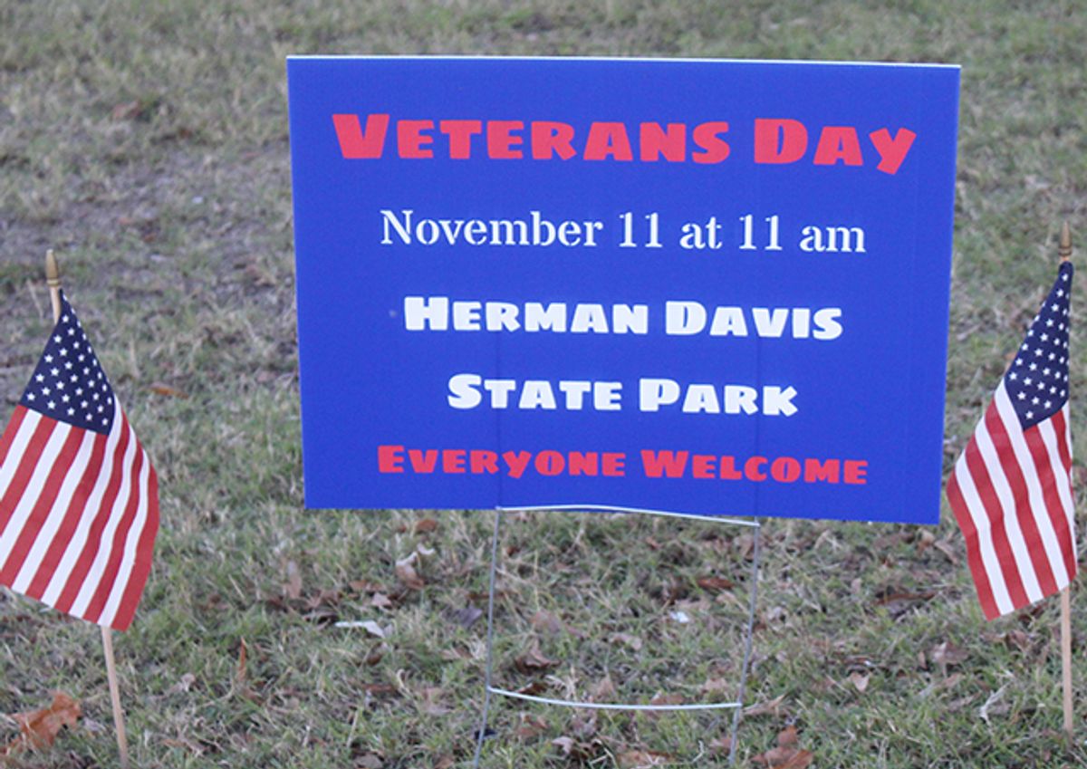 Celebrate Veterans Day: Ceremony at Manila's Herman Davis Monument hon...