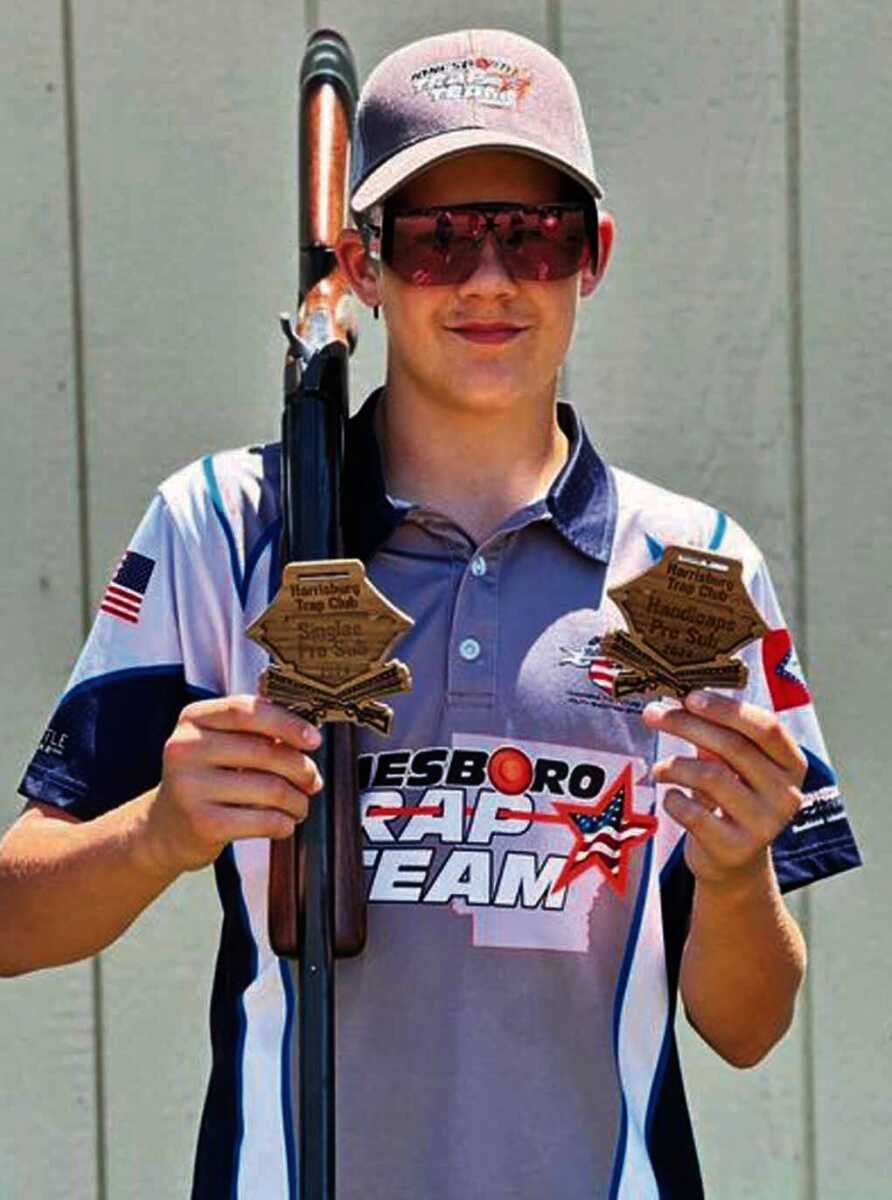 Trumann Middle School student ranks first in trap shooting