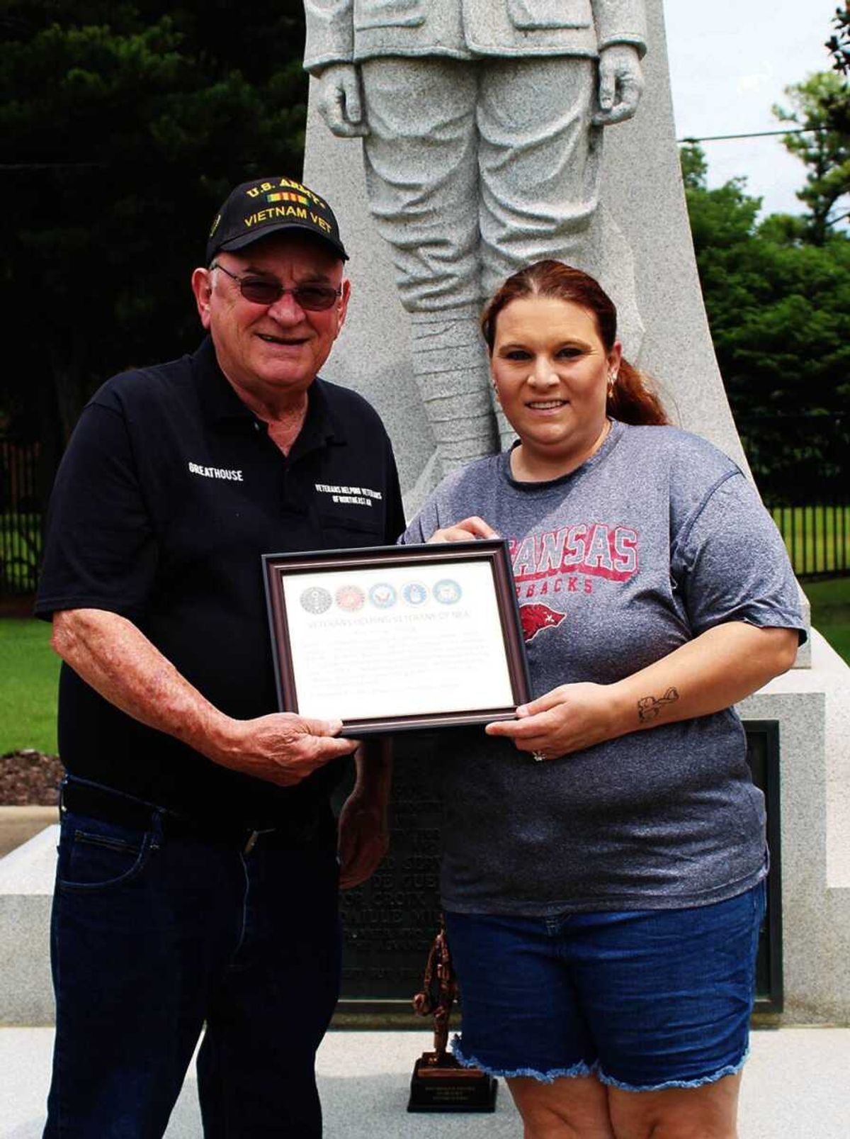 Veteran Donald Hatcher honored