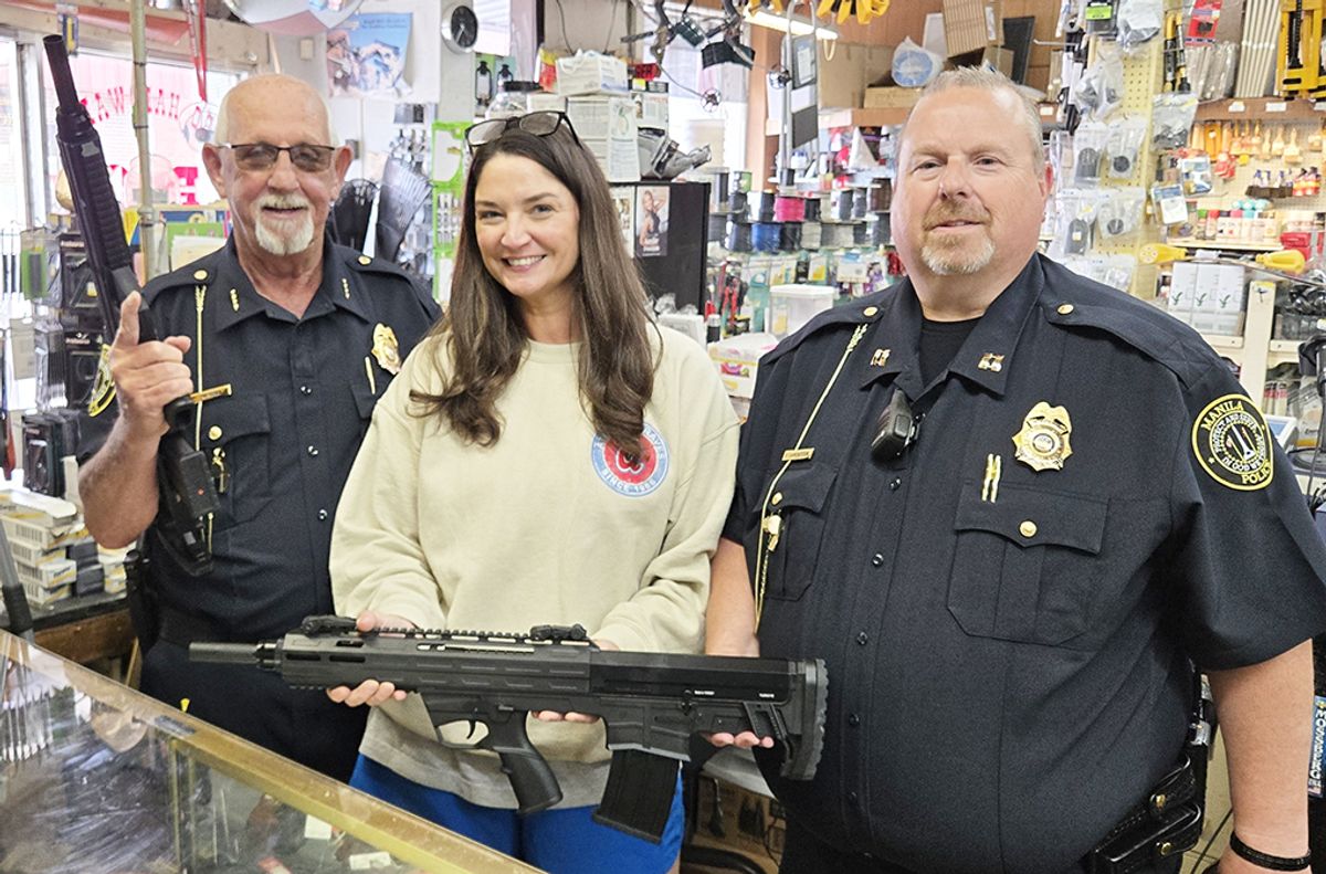 Local hardware store donates shotguns in support of MPD