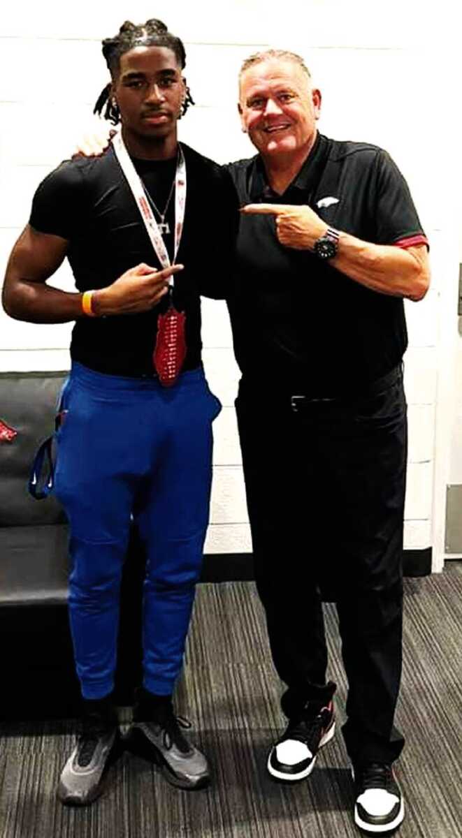 Hodges meets Coach Pittman