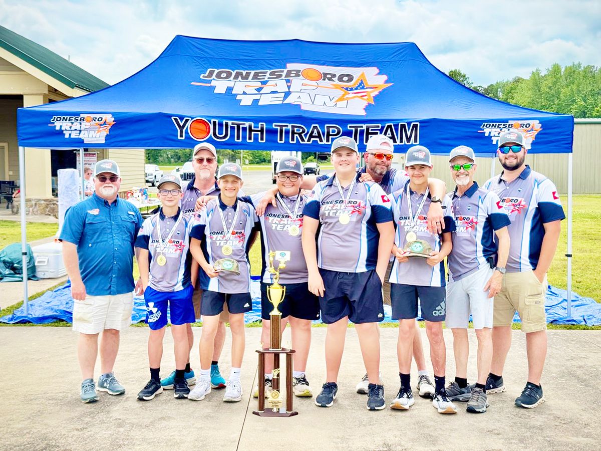 Jonesboro Trap Team Junior Red wins first place at AGFC YSS East Regio...