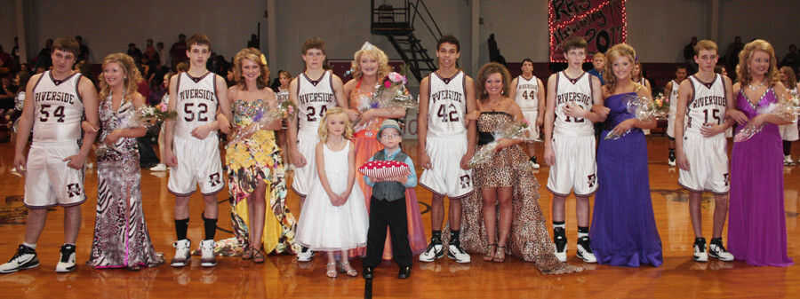 Riverside Jr. High Homecoming Court