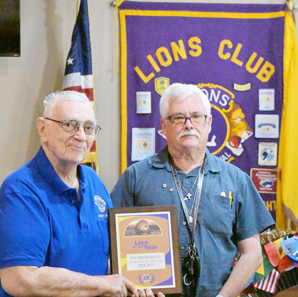 John “Pat” Snodgrass named 2024-2025 Lion of the Year by Jonesboro Uni...