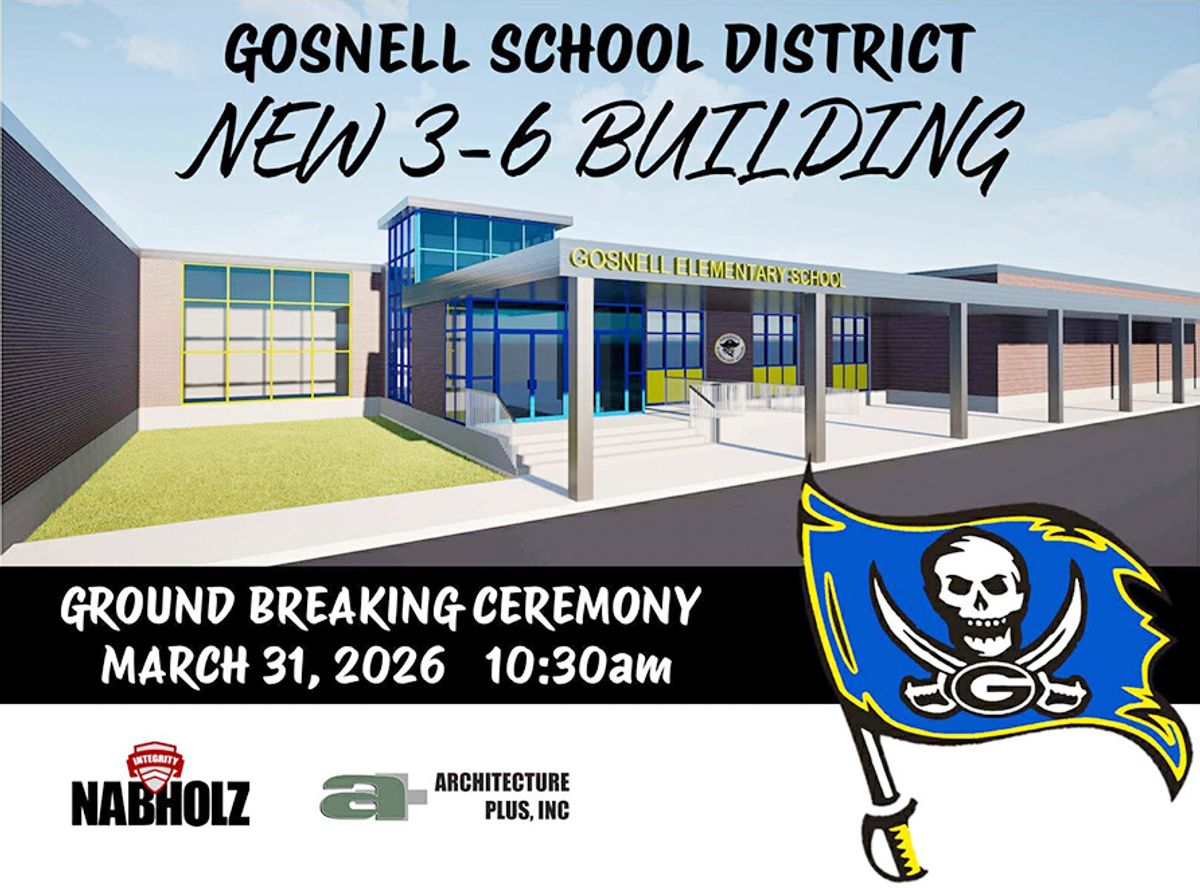 Gosnell schools to break ground March 31
