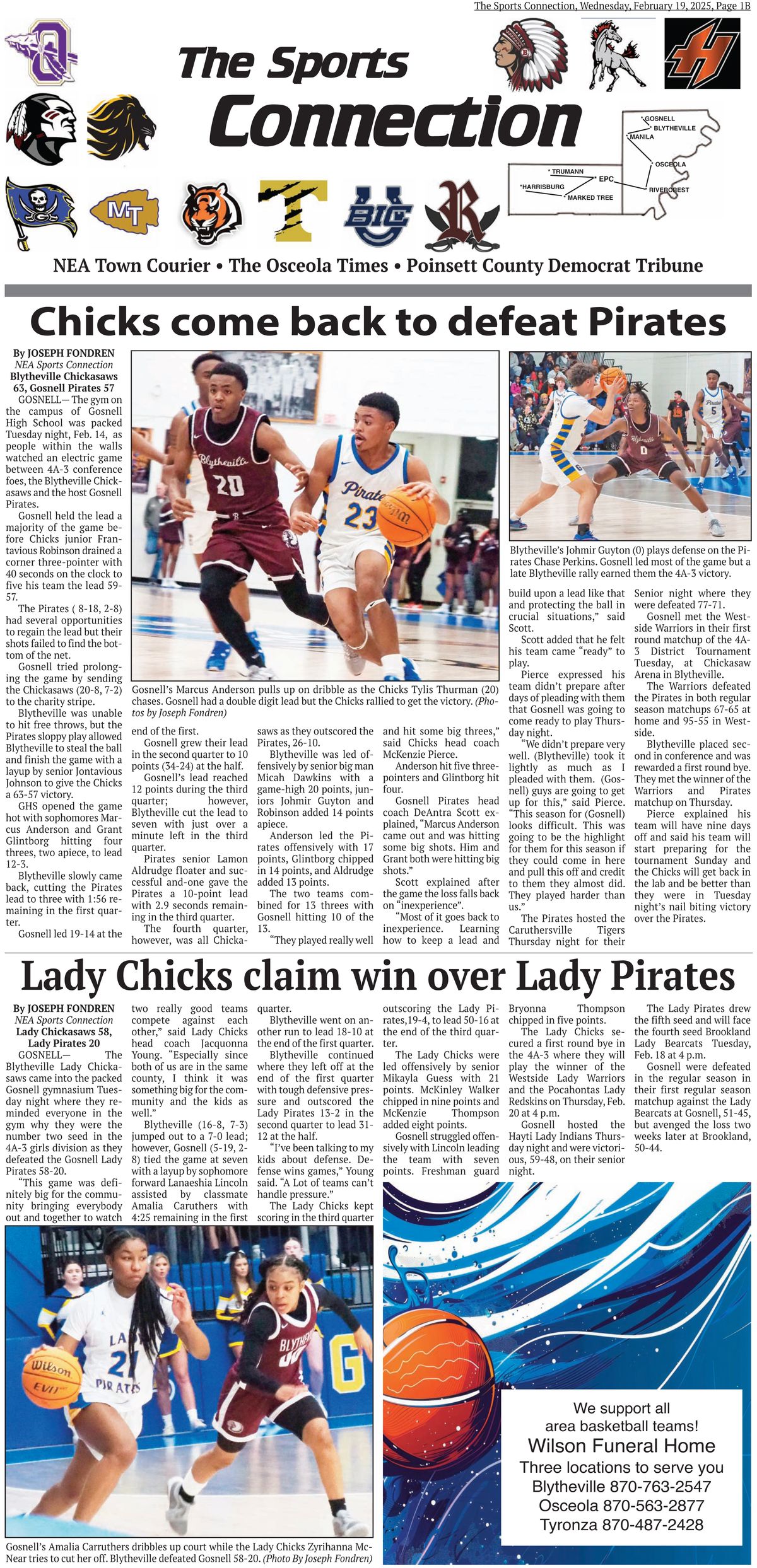 Feb. 19, 2025 -Sports Connection: E-Edition