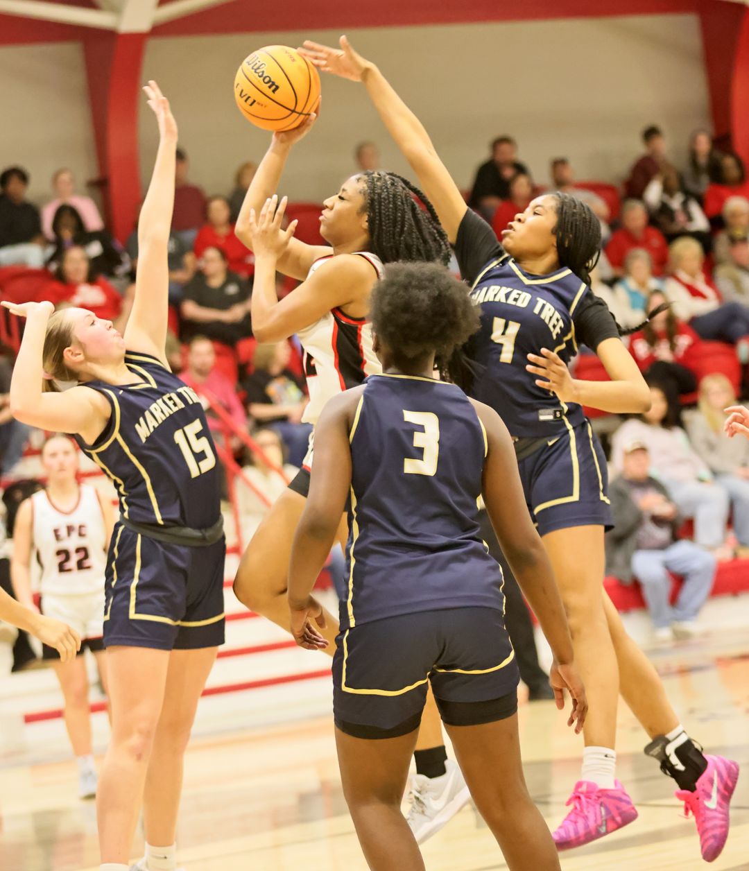 Lady Warriors take 53-20 win over Marked Tree