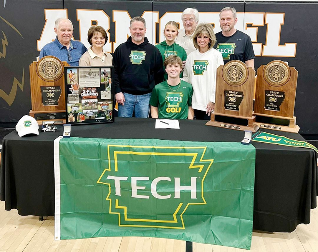 Armorel golf standout Ben Braswell signs with Arkansas Tech
